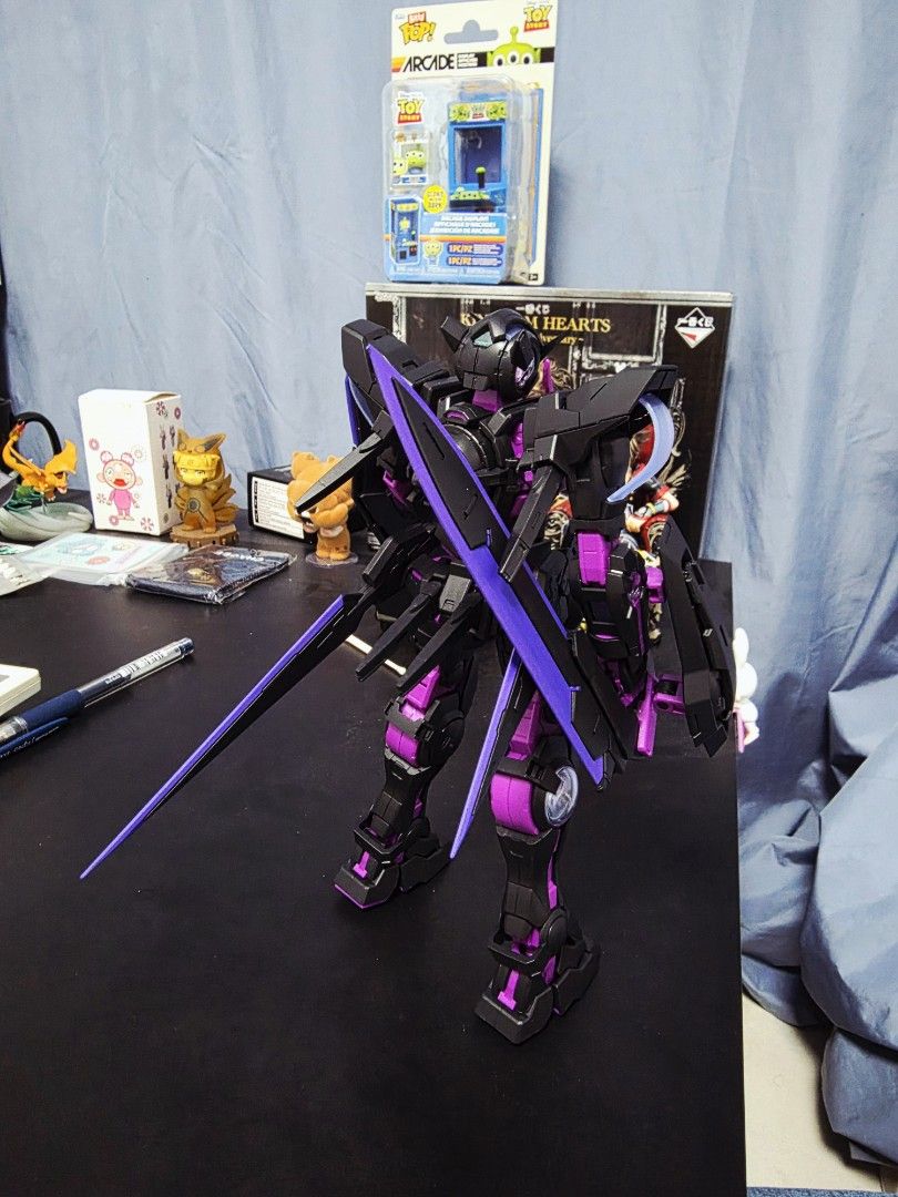 Bandai MG 1/100 Gundam Exia Circulation Color Purple, Hobbies & Toys ...