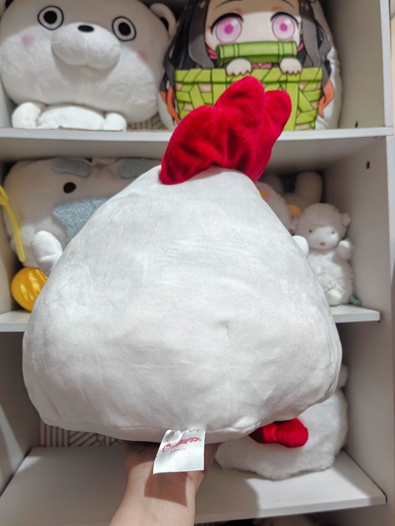 Big White Mallow Chicken ( Taito) Plushie Stuff Toy, Hobbies & Toys ...