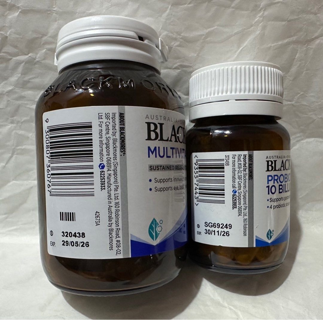 Blackmores Multivitamins & Probiotics Bundle, Health & Nutrition ...
