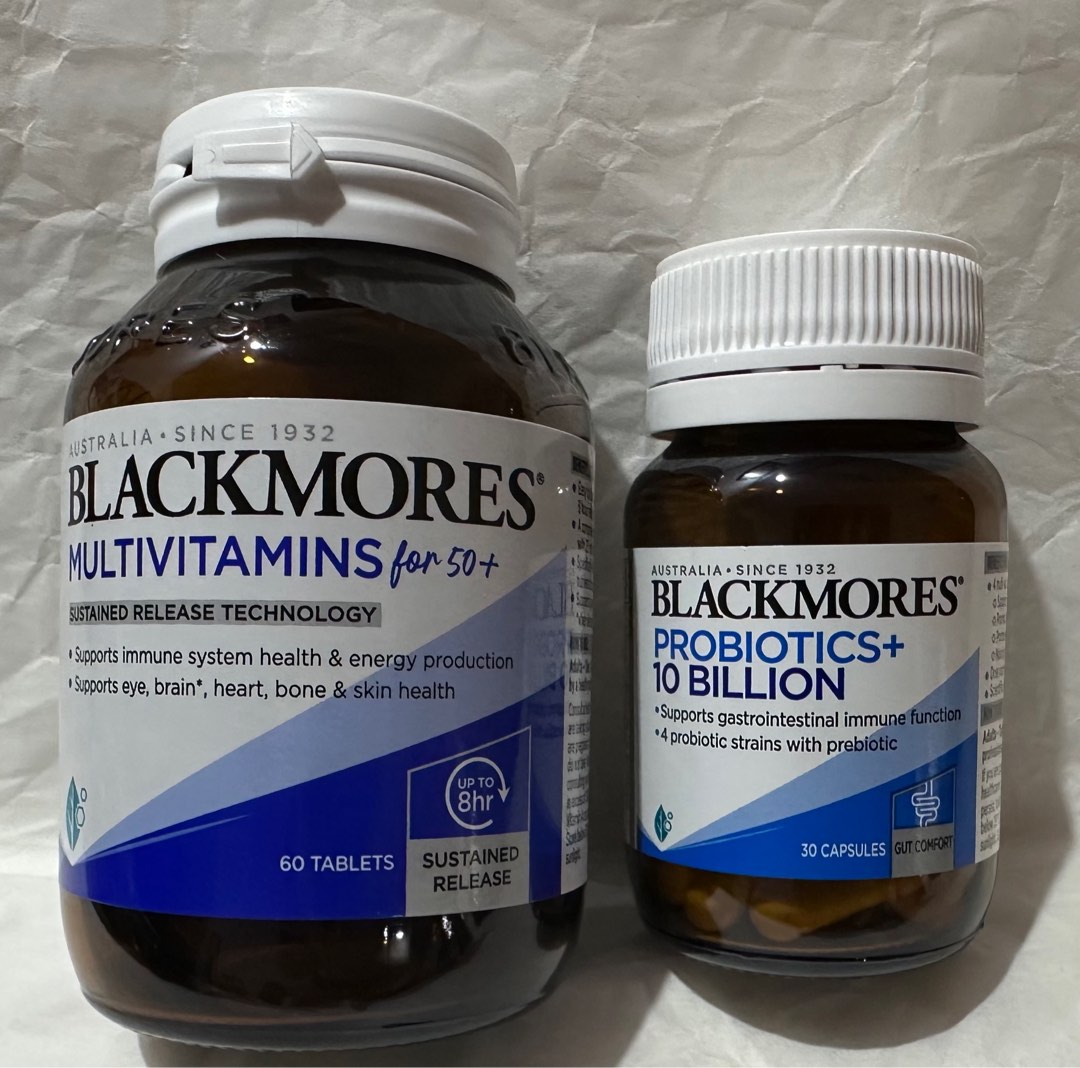 Blackmores Multivitamins & Probiotics Bundle, Health & Nutrition ...