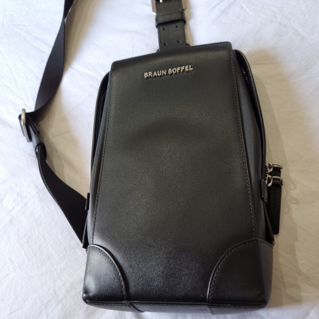 Braun Buffel - FW22 Decap Medium Cross Shoulder Sling Bag (Black) c/w ...