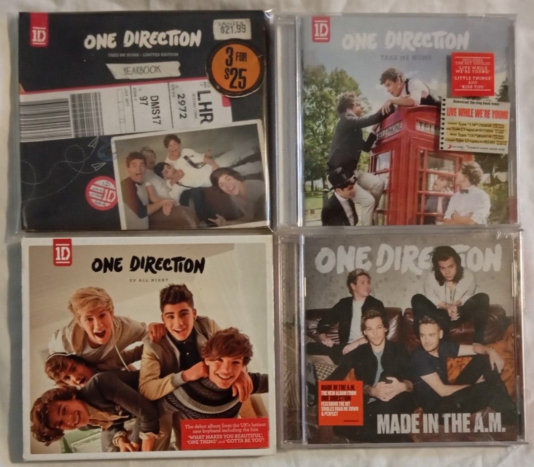 [Capitol Music] One Direction - CD Album !!', Hobbies & Toys, Music ...
