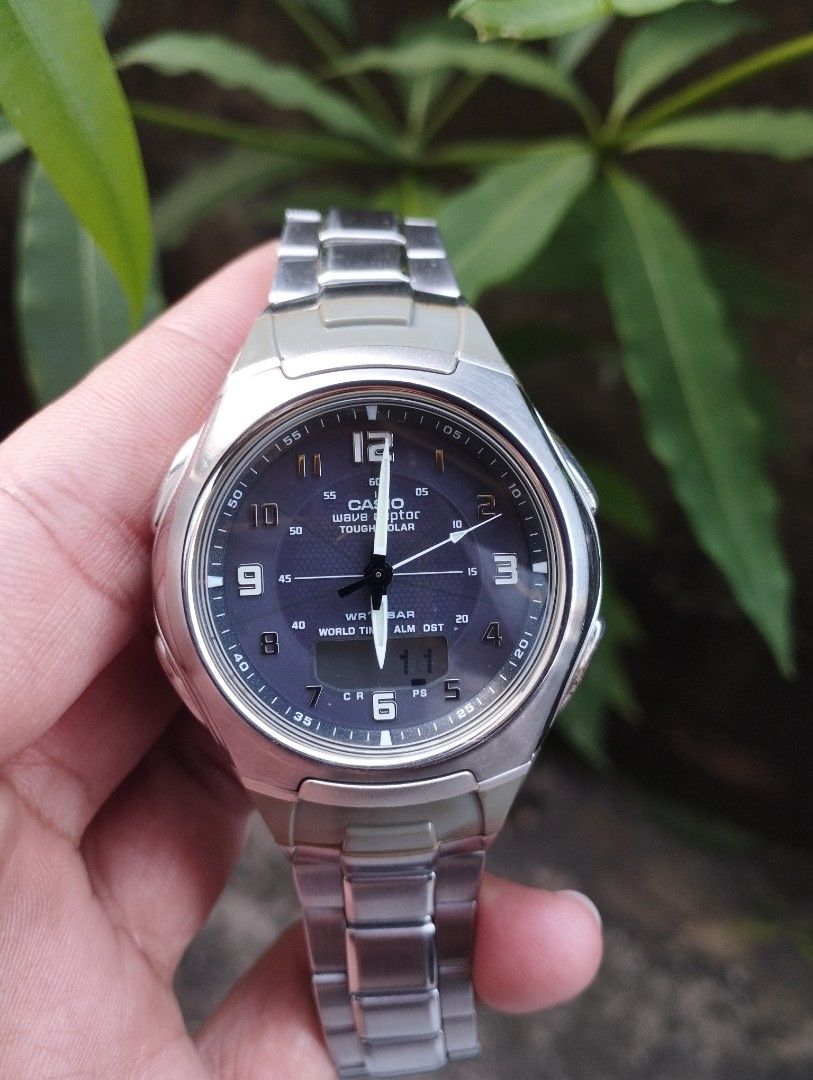 Casio Wave Ceptor Solar Watch, Men's Fashion, Watches & Accessories ...