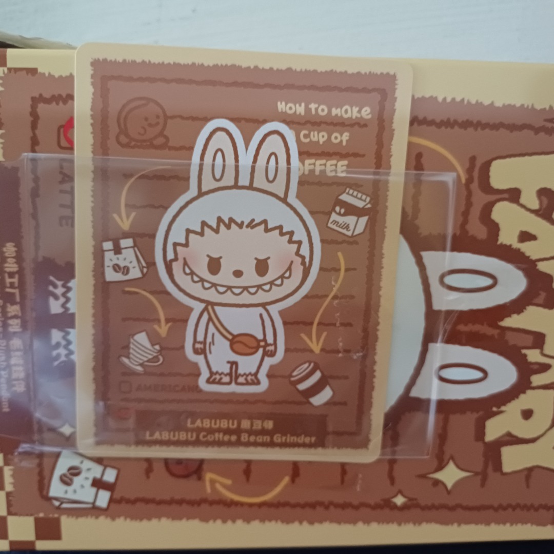COFFEE FACTORY LABUBU Plush, Hobbies & Toys, Toys & Games on Carousell