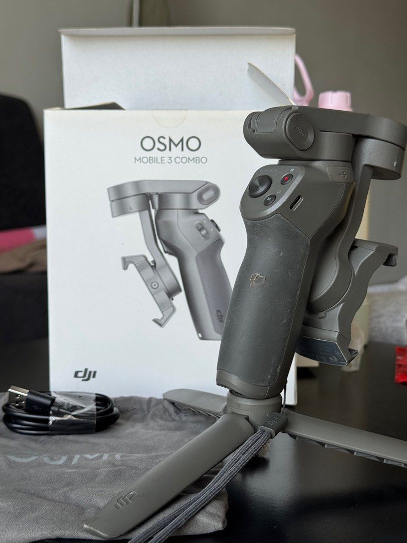 DJI Osmo Mobile 3 Combo, Photography, Photography Accessories, Gimbals ...