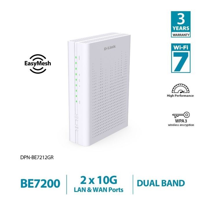 D-Link BE7200 Wi-Fi 7 Router, Computers & Tech, Parts & Accessories ...
