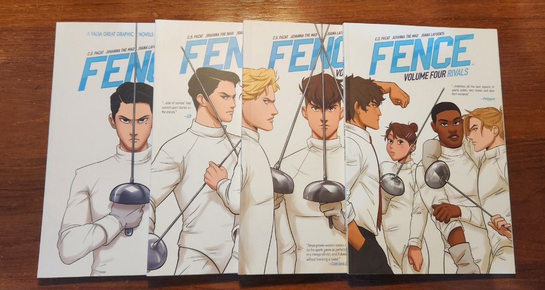 Fence Graphic Novel Volumes 1-4 (CS Pacat, Johanna the Mad), Hobbies ...