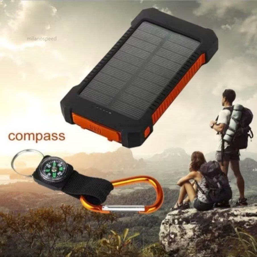 GROOT RECHARGEABLE SOLAR POWERBANK TENAGA SURYA DERNGAN LAMPU LED ...