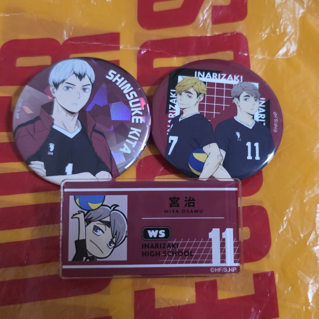 Haikyuu!! Inarizaki High School Pin Badges, Hobbies & Toys, Memorabilia ...