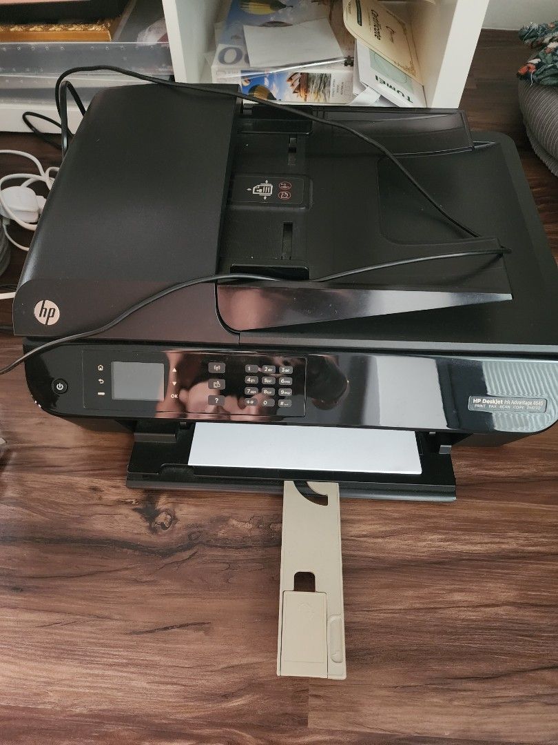 HP Deskjet Ink Advantage 4645 All-in-One Printer, Computers & Tech ...