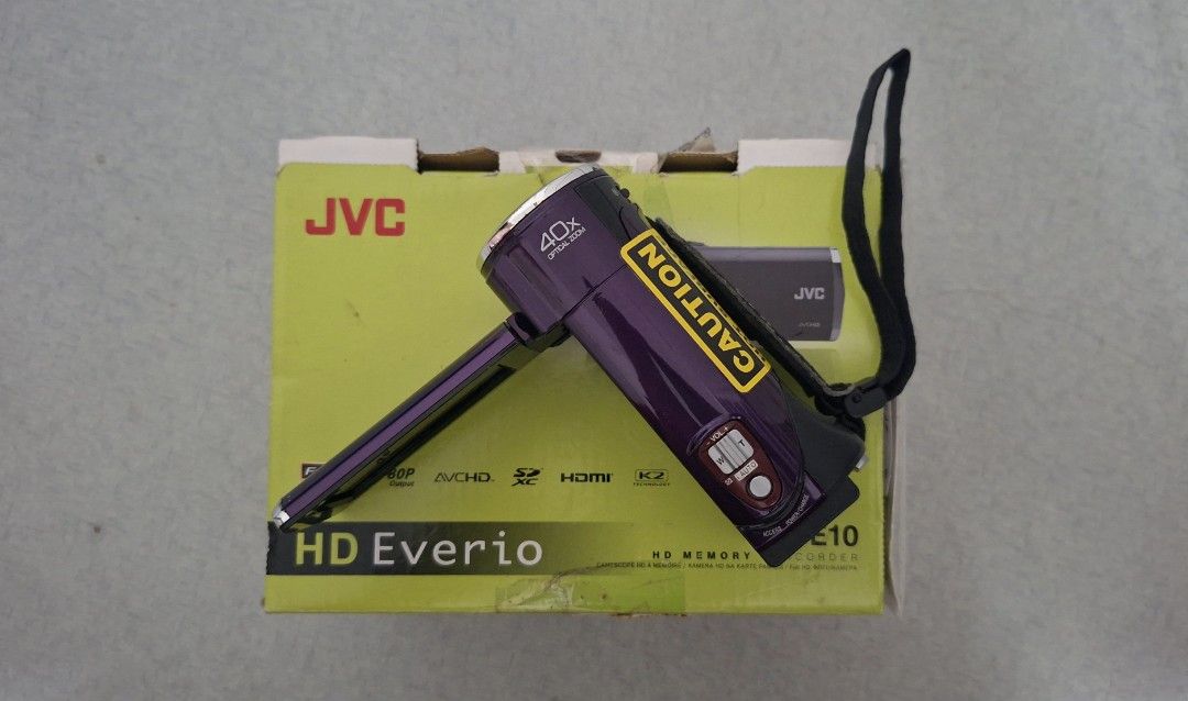 JVC HD Everio GZ-E10 Camcorder, Photography, Video Cameras on Carousell