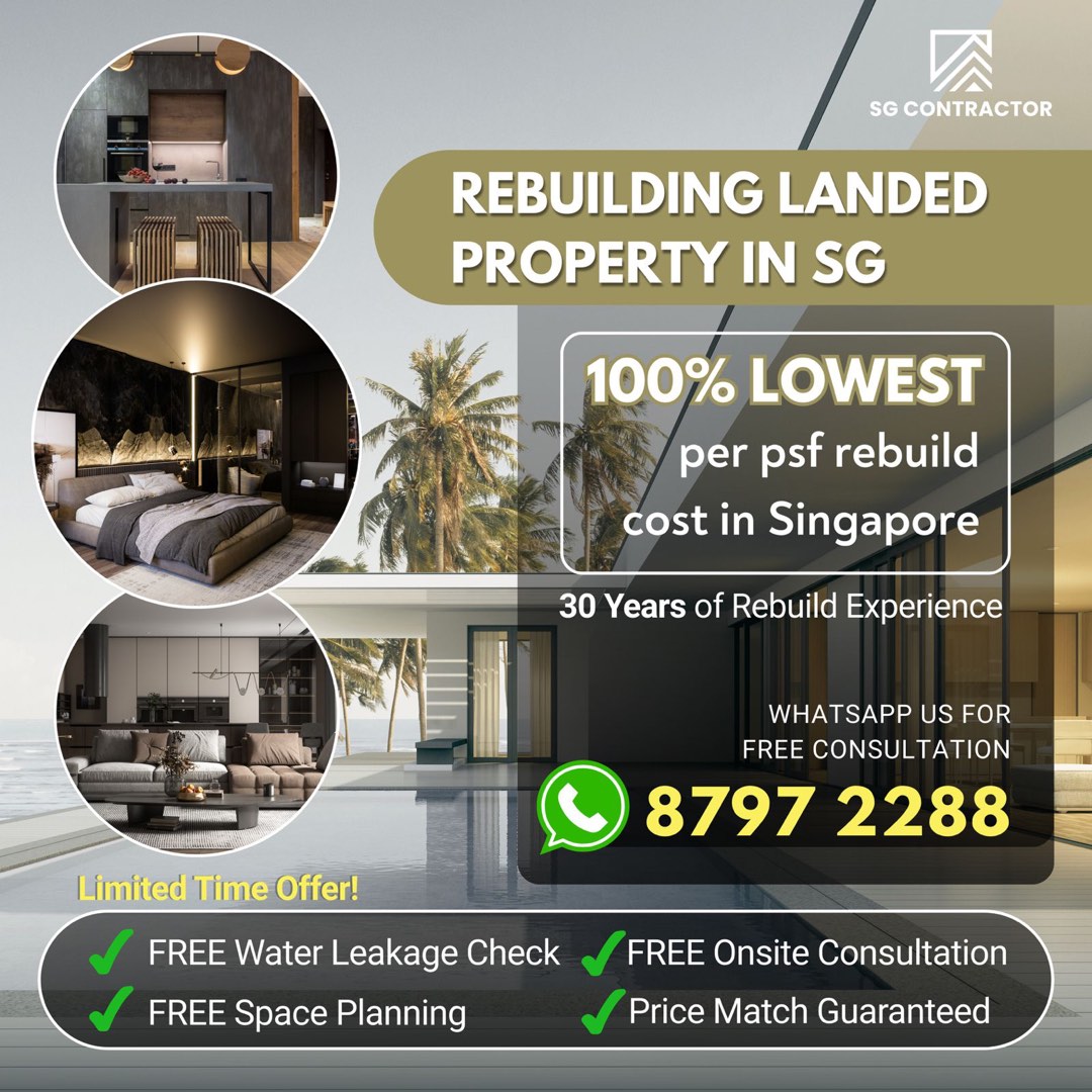 Landed house/ Home renovation/Home builder/Rebuilding landed, Home ...