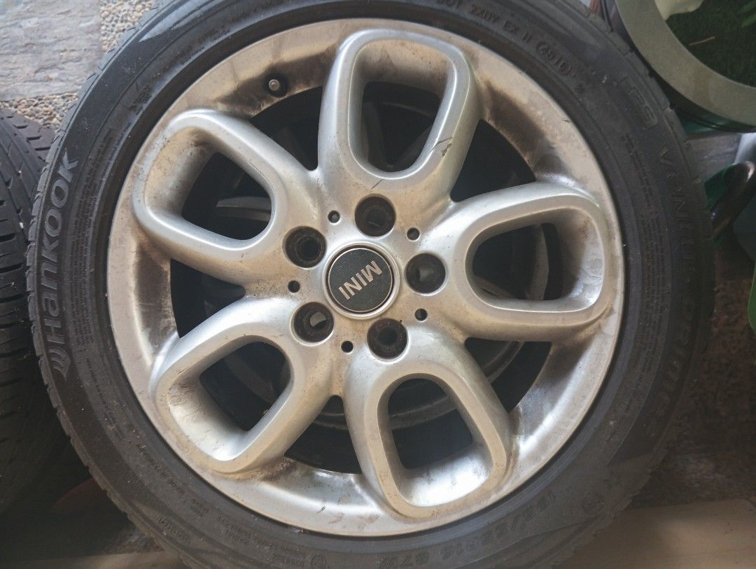 Mini Cooper sport rim n tyre 16inch, Auto Accessories on Carousell