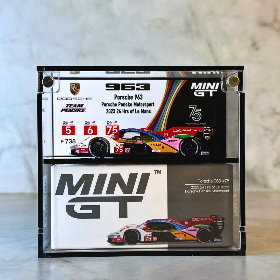MiniGT Porsche 963 #75 2023 24 Hours of Le Mans Display Case, Hobbies ...