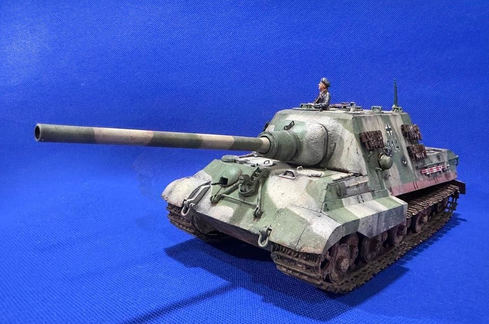 【ModeLLand 模人地帶 ※ 模型作品】1/35 威龍 DRAGON #6051 GERMAN JAGDTIGER PORSCHE ...
