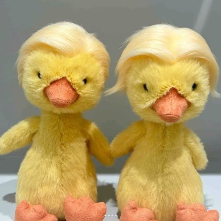 New！Jellycat Dorit Duckling/ Jellycat爆炸頭鴨仔公仔，超可愛，軟軟萌萌，勁解壓！全部韓國原裝進口面料，做工 ...