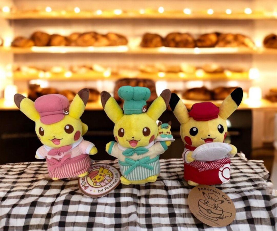Pikachu Plush Cafe Japan Pokemon Cafe, Hobbies & Toys, Toys & Games on ...