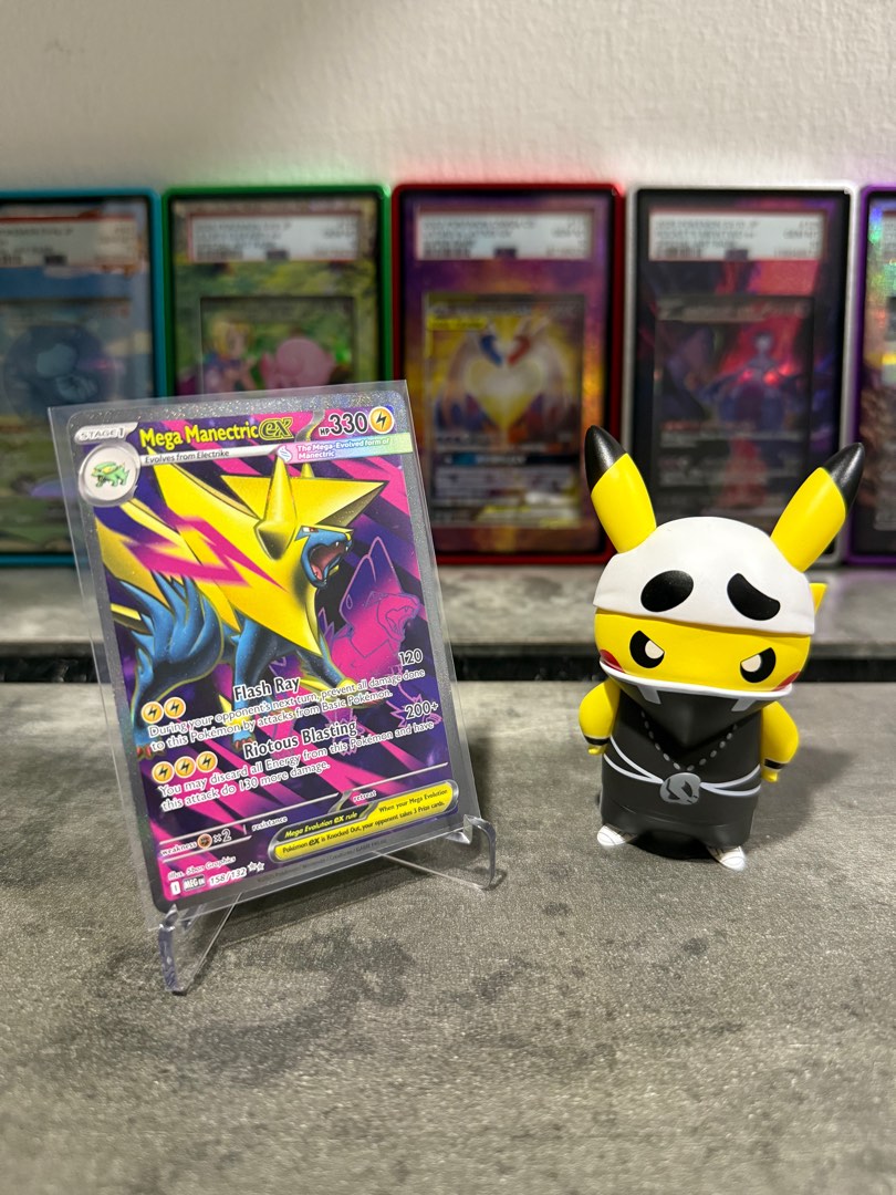 Pokemon - Mega Manectric Full Art FA (Mega Evolution), Hobbies & Toys ...
