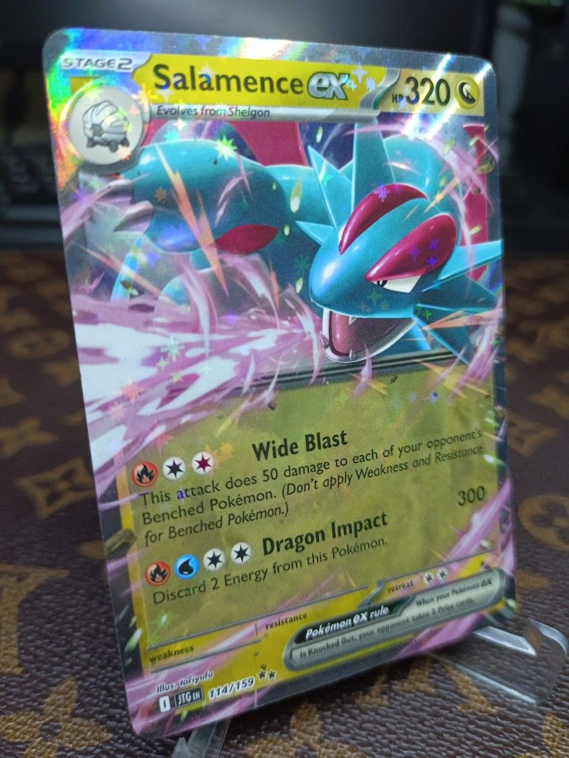 Salamence Ex - 114/159 RR (Journey Together) Pokemon Card 2025, Hobbies & Toys, Toys & Games on ...