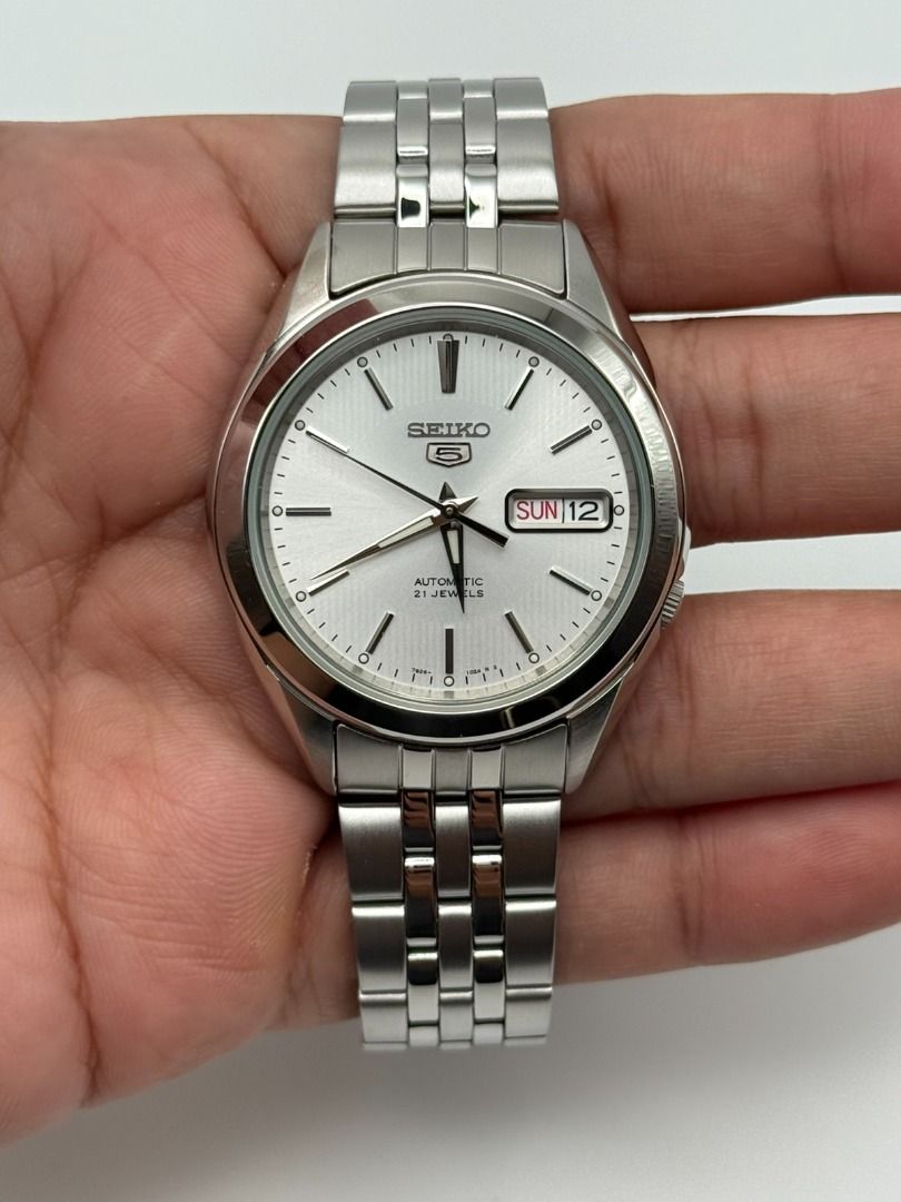 SEIKO 5 Analog Automatic Men's Watch SNKL15K1, Luxury, Watches on Carousell