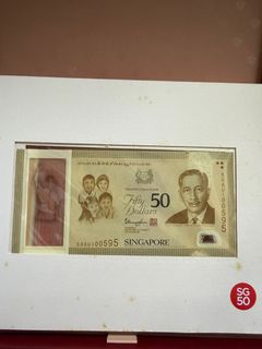 SG60 Commemorative Notes Singapore $50 Banknotes & $10 Banknotes ...