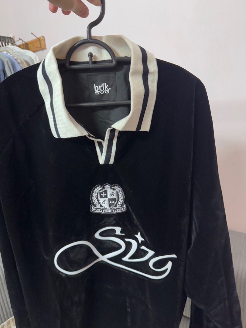 SVG X Brik Velvet Jersey in black, Men's Fashion, Tops & Sets, Tshirts ...