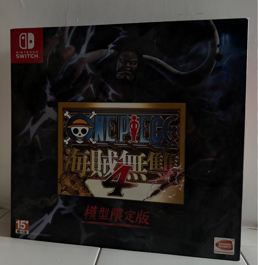 One piece 海賊王 Switch 海賊無雙 凱多 路飛 限定版 figure (無game), 電子遊戲, 遊戲機配件, 互動遊戲 ...