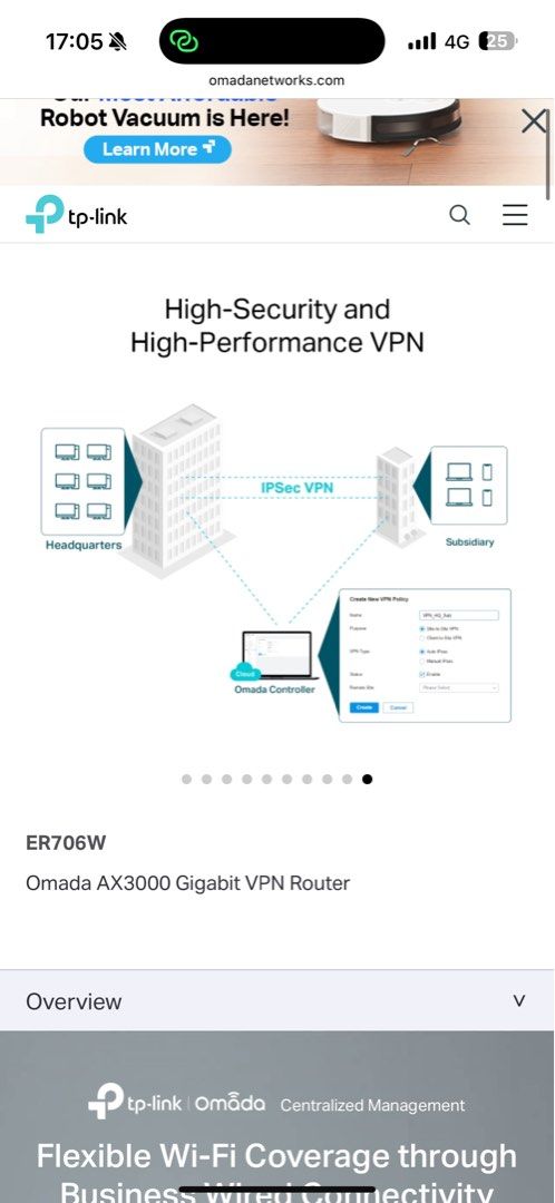 Tp link Omada ER706w router, Computers & Tech, Parts & Accessories ...