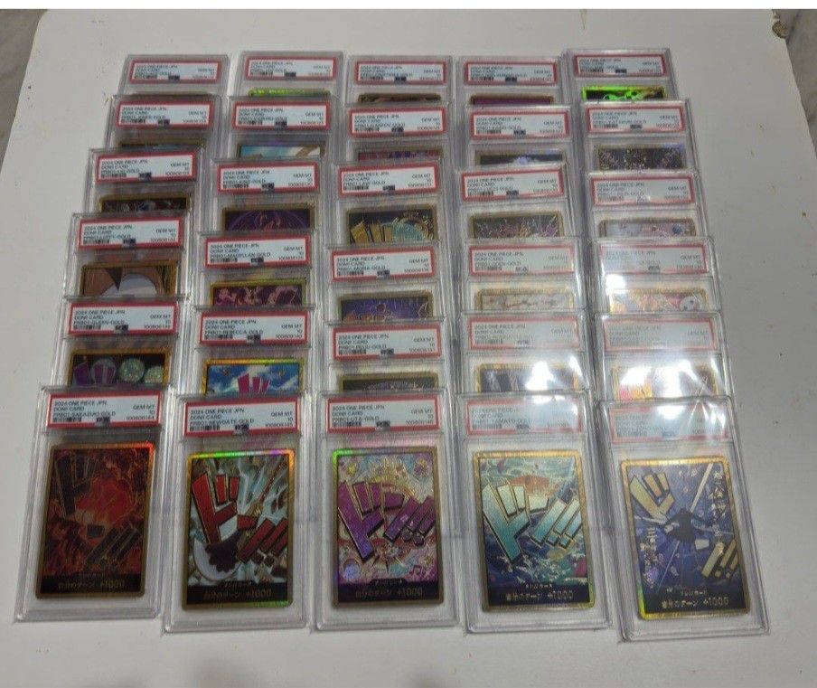 (Very Rare PSA 10) PRB01 Complete Sequential Gold Dons Psa 10 One Piece ...