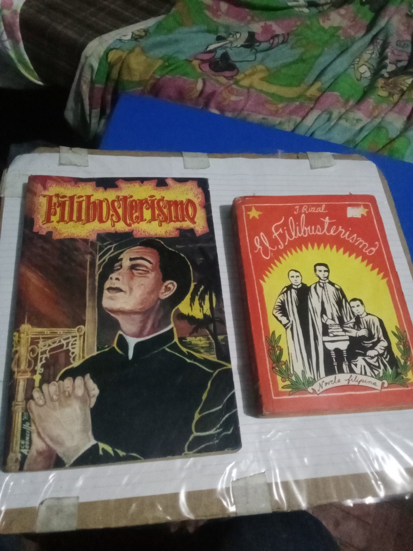 Vintage-Collectible "El Filibusterismo" books/Tagalog & English ...