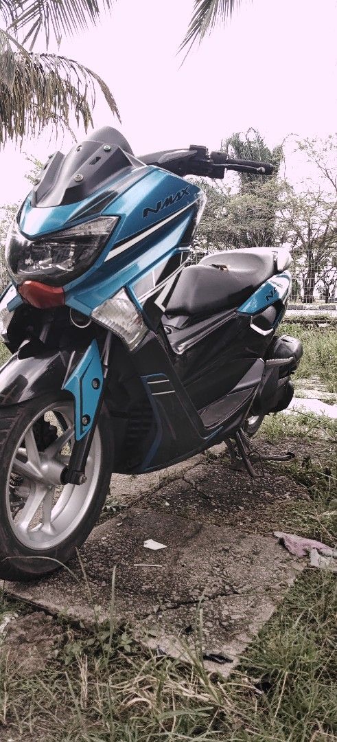 Yamaha NMAX 155 - Custom Blue, Motorbikes on Carousell