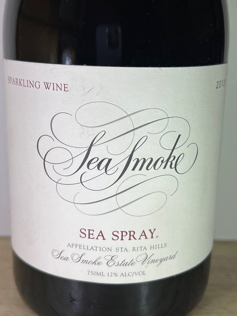 2013 Sea Smoke Sea Spray Sparkling Wine Blanc de Noirs Santn Rita Hills ...