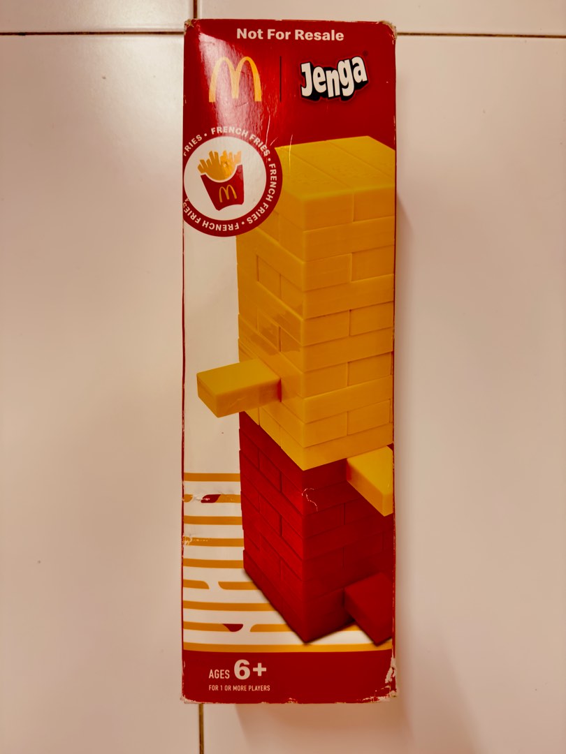 🔴🟡🔴 McDONALD’S FRENCH FRIES JENGA Game, Hobbies & Toys, Toys & Games on ...