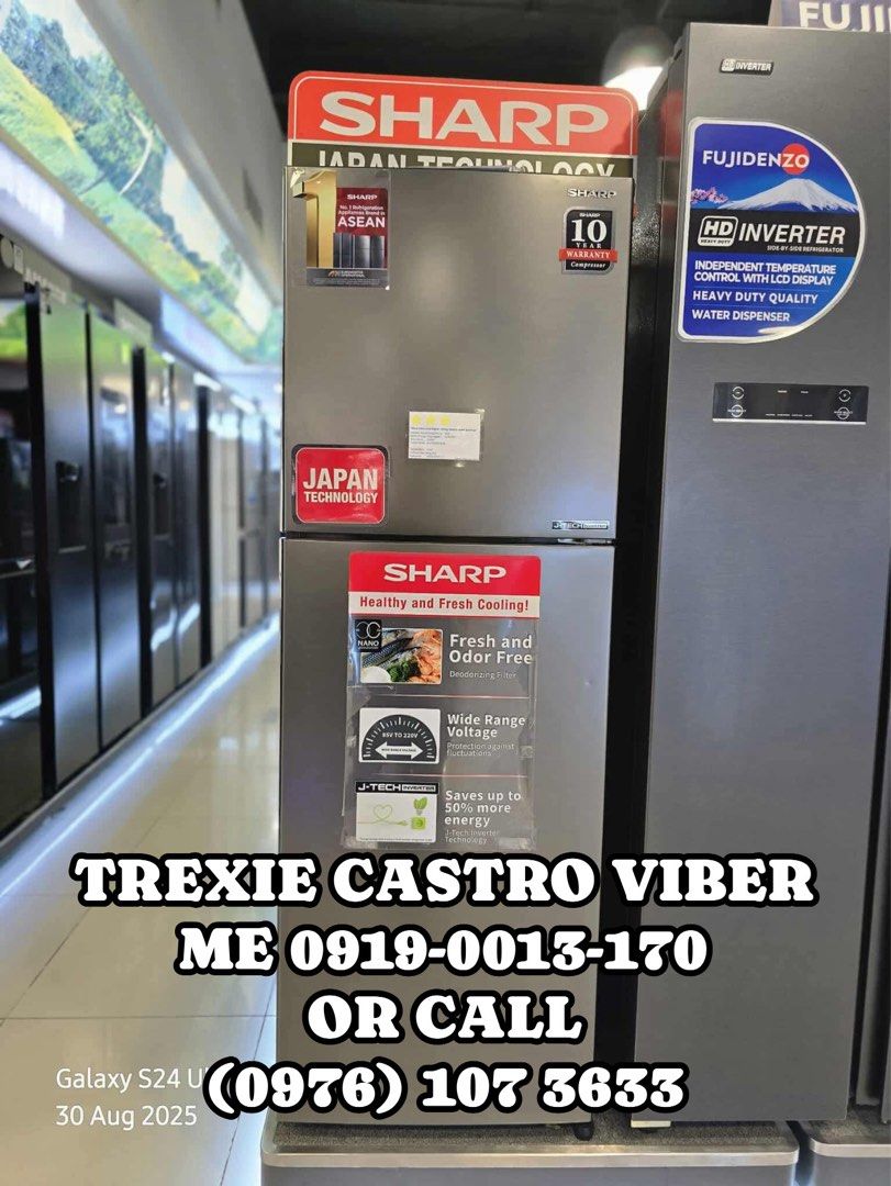 💙 SHARP TWO DOOR REFRIGERATOR INVERTER NO FROST / SHARP REF / SHARP ...