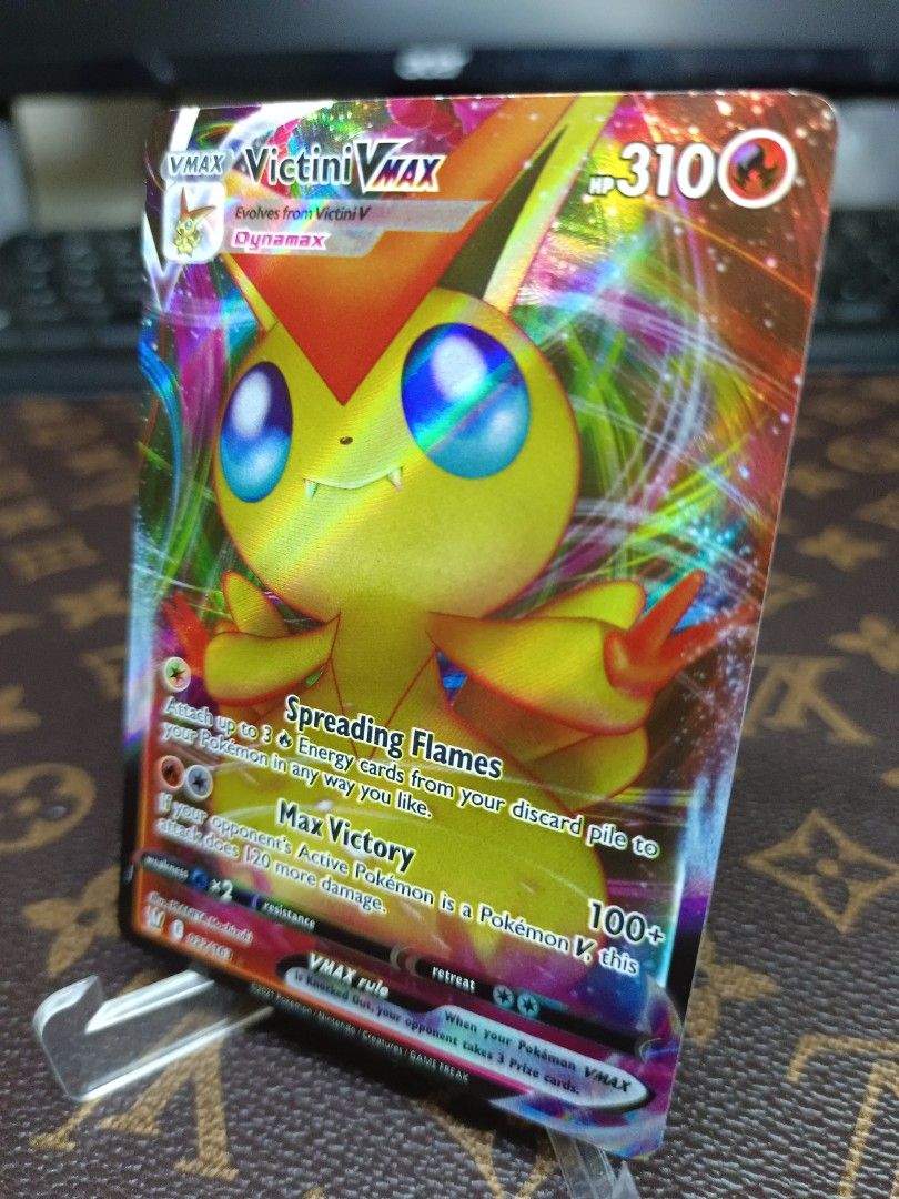 Victini Vmax - 022/163 Ultra Rare (Battle Styles) SWSH Pokemon Card ...