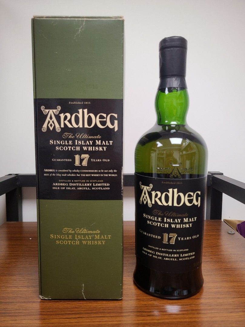 Ardbeg 17 yo old verion 阿貝威士忌, 嘢食 & 嘢飲, 酒精飲料 - Carousell