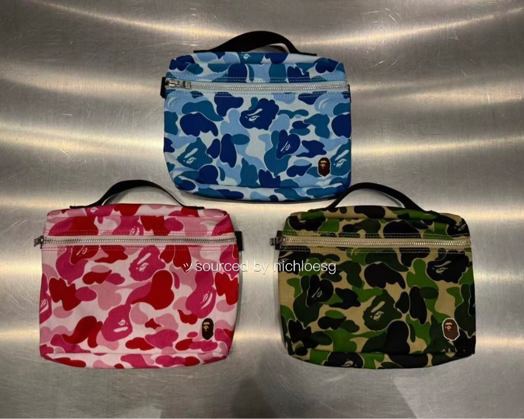 BAPE ABC CAMO MUSIC POUCH TRAVEL, Hobbies & Toys, Travel, Travel ...