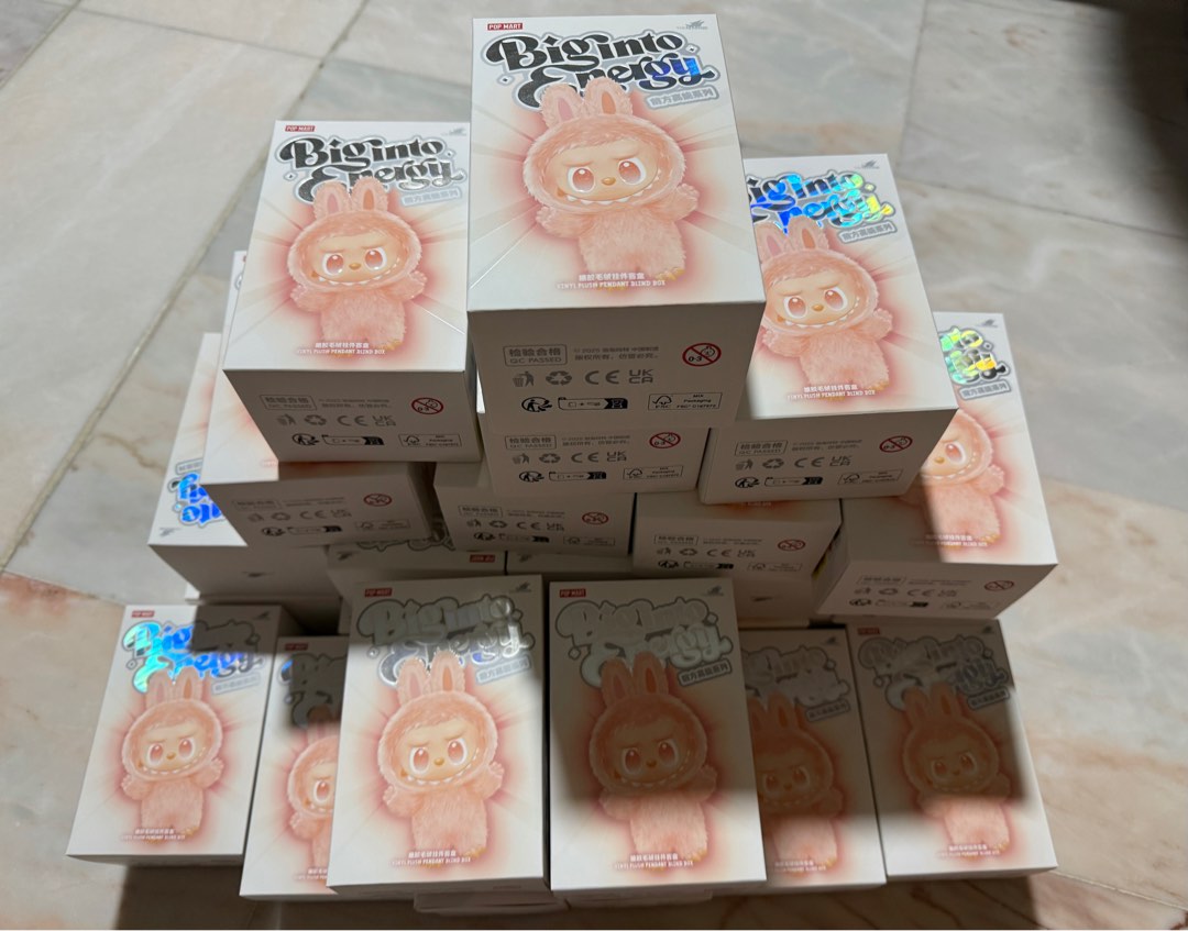 [RETAIL PRICE] Big Into Energy Labubu V3 - Single Boxes Sealed Popnow ...