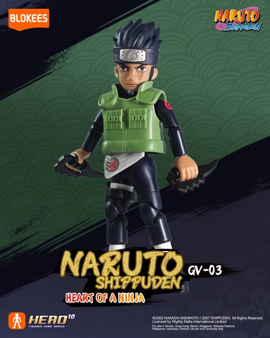 Blokees Naruto Shippuden GV-03 Team Asuma, Hobbies & Toys, Toys & Games ...