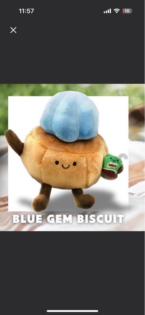 Blue Gem Biscuit Plush Toy - Milo, Hobbies & Toys, Toys & Games on ...