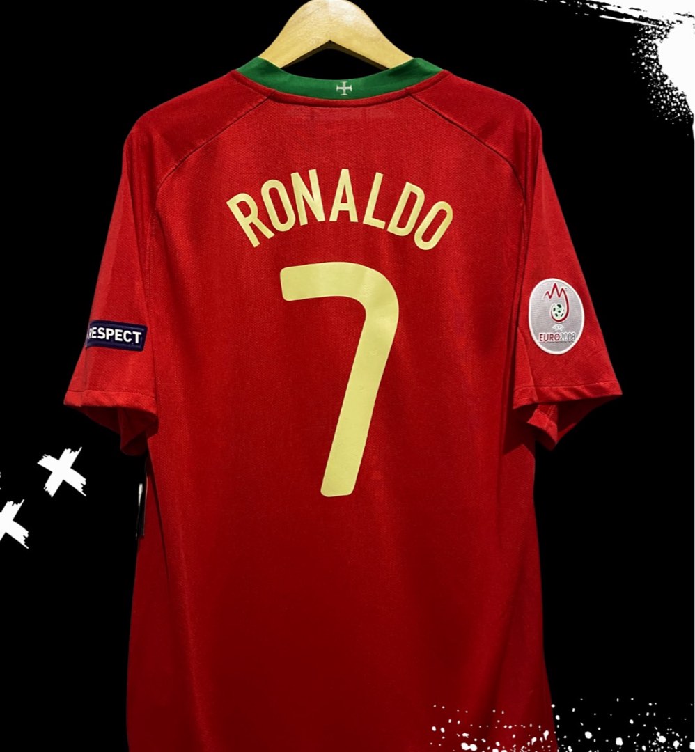 BNWT #7 CR7 Cristiano Ronaldo Portugal 2008-2009 Home Euro football ...