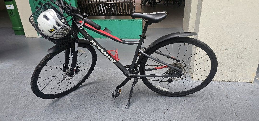 B'Twin Riverside 500 Hybrid Bike S frame brought 460++, Sports Equipment, Bicycles & Parts ...