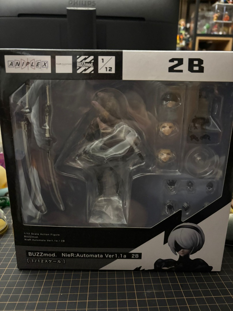 「BUZZmod」 NieR:Automata Ver1.1a 2B 自動人形 2B, 興趣及遊戲, 玩具 & 遊戲類 - Carousell