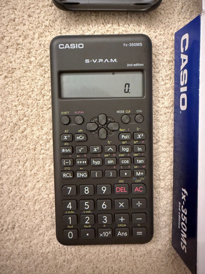 Casio fx-350MS 2nd Edition Scientific Calculator, Hobbies & Toys ...