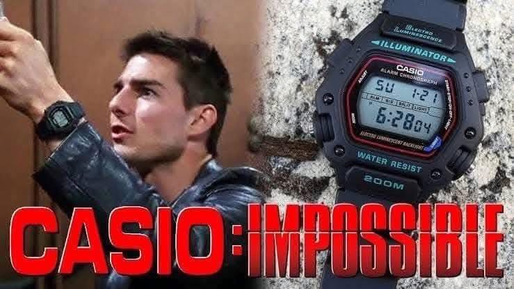 Casio Mission Impossible Worn by Tom Cruise, Men's Fashion, Watches ...