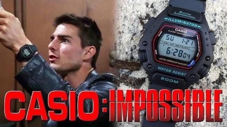 Casio Mission Impossible Worn by Tom Cruise, Men's Fashion, Watches ...