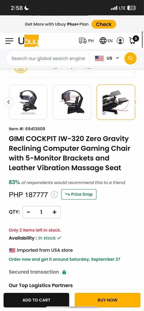 Cockpit Gaming Chair, Video Gaming, Gaming Accessories, Virtual Reality ...