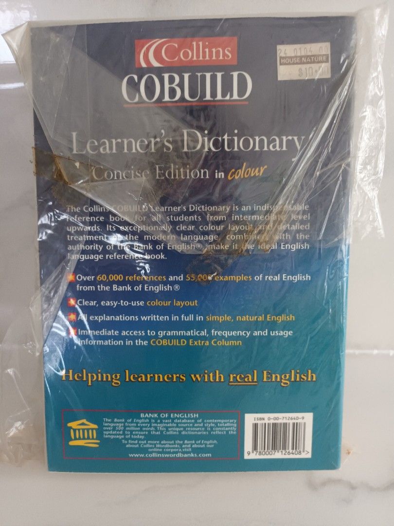 Collins COBUILD Learner's Dictionary - Concise Edition, Hobbies & Toys, Books & Magazines ...