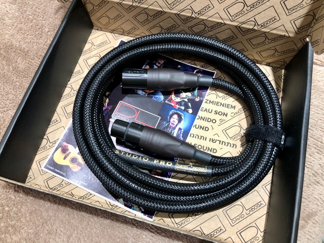 David Laboga Studio pro XLR 平行線材, 音響器材, 其他音響配件及設備 - Carousell