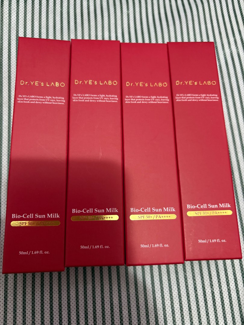 Dr. YE’s LABO 水光女神美白防曬霜SPF50+ PA++++ 50ml (Bio-cell Sun Milk), 美容＆個人護理 ...